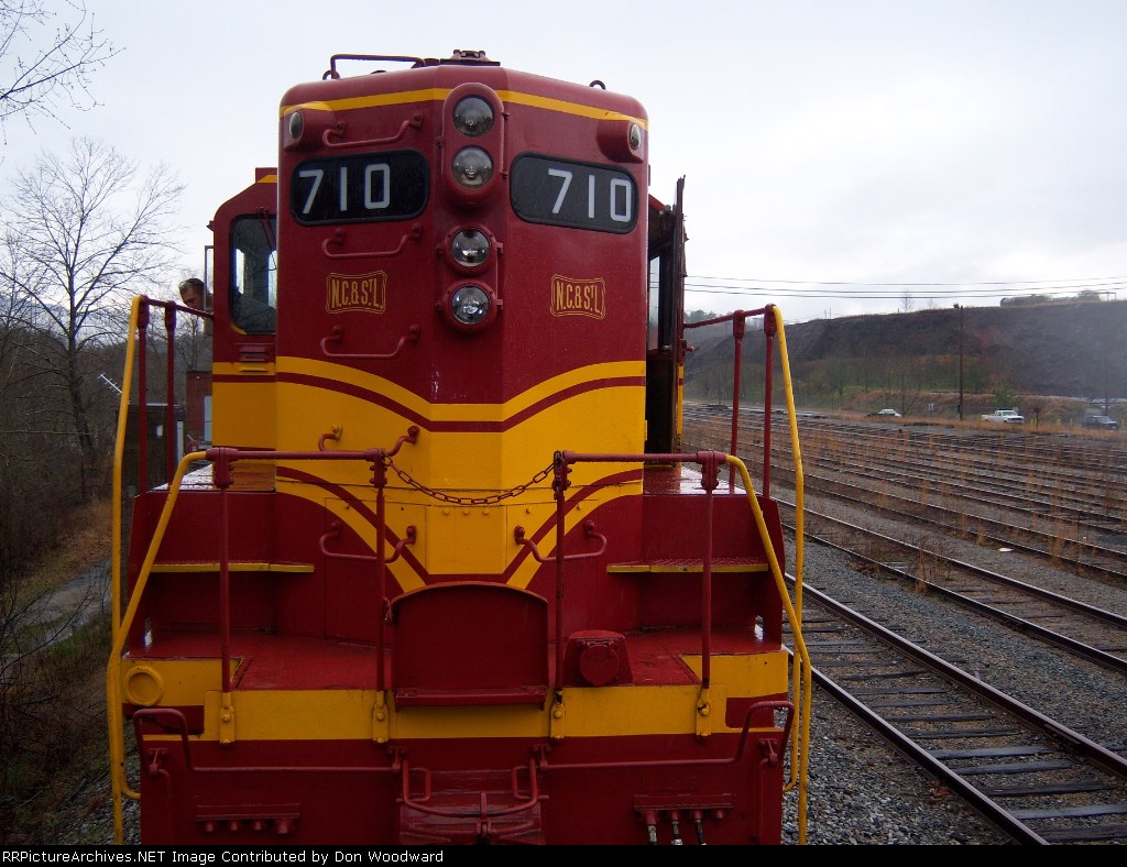 TVRM 710 in the yard at Copperhill